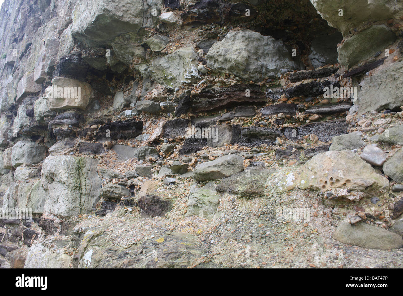 Old castle ruin wall Stock Photo - Alamy
