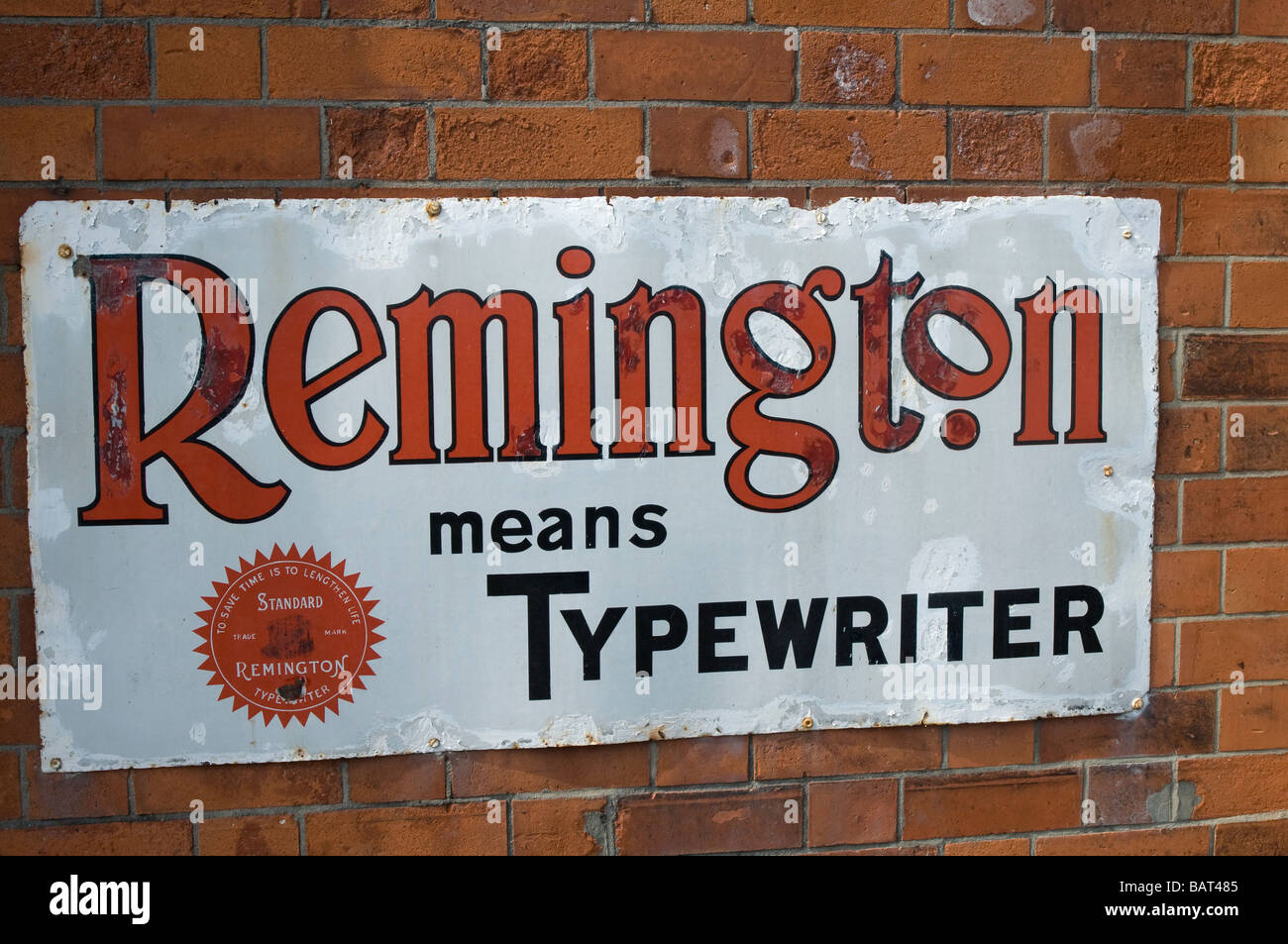 Tinplate sign remington hi-res stock photography and images - Alamy