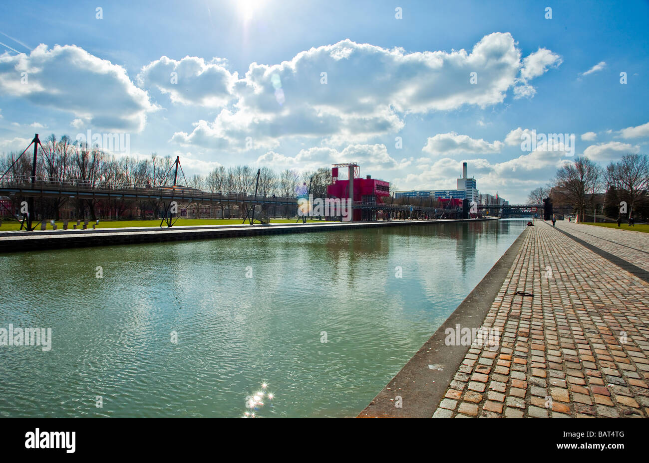 Waterfront in Paris Stock Photo - Alamy