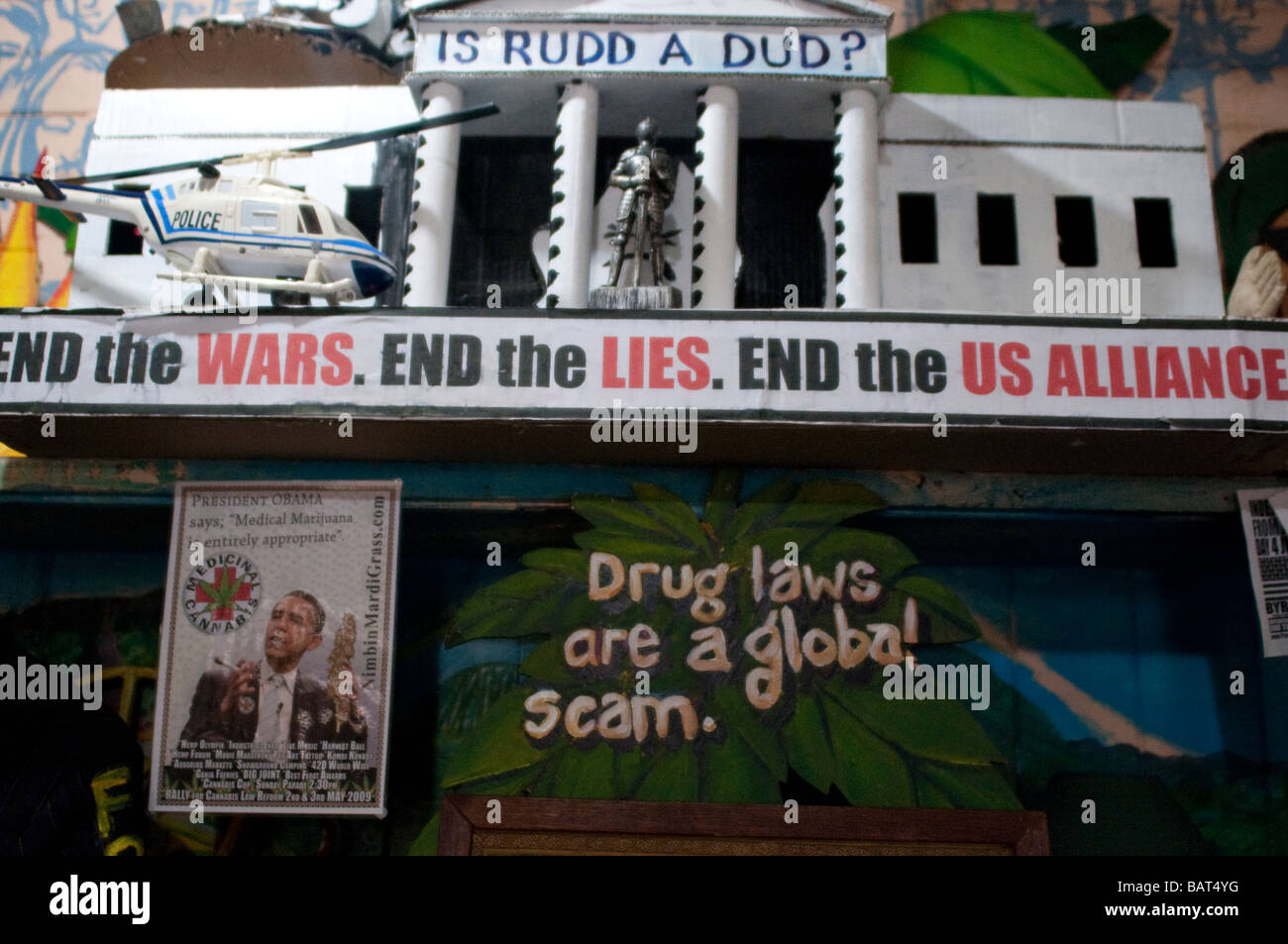 Museum exhibits Nimbin NSW Australia Stock Photo - Alamy
