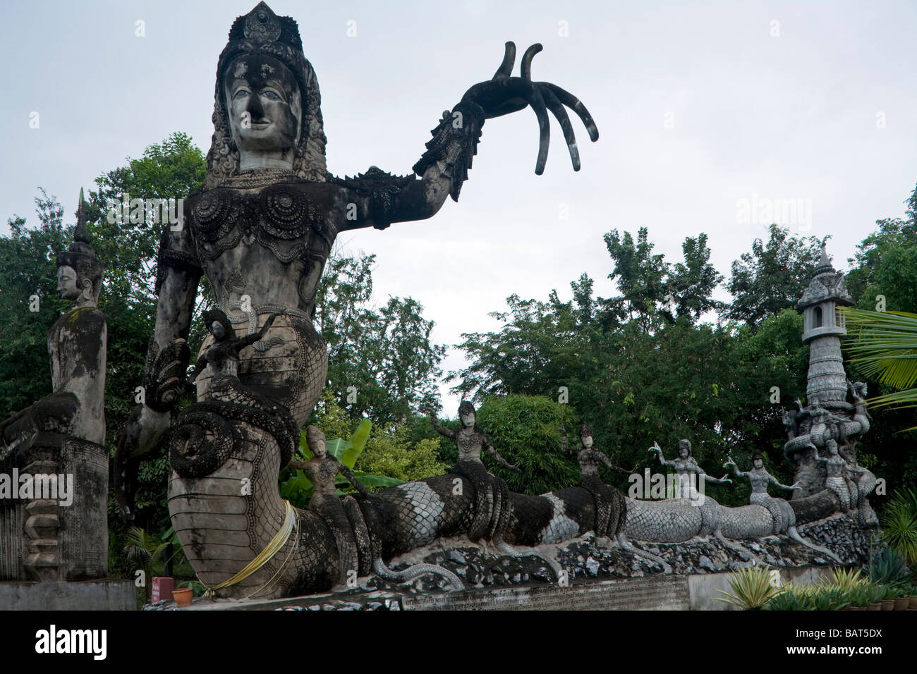 Sala Keo Kou, A park with very large concrete statues / sculptures ...