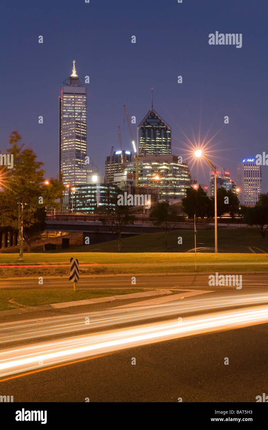 The Central Park tower (L) and Bankwest tower (R) in the center of ...
