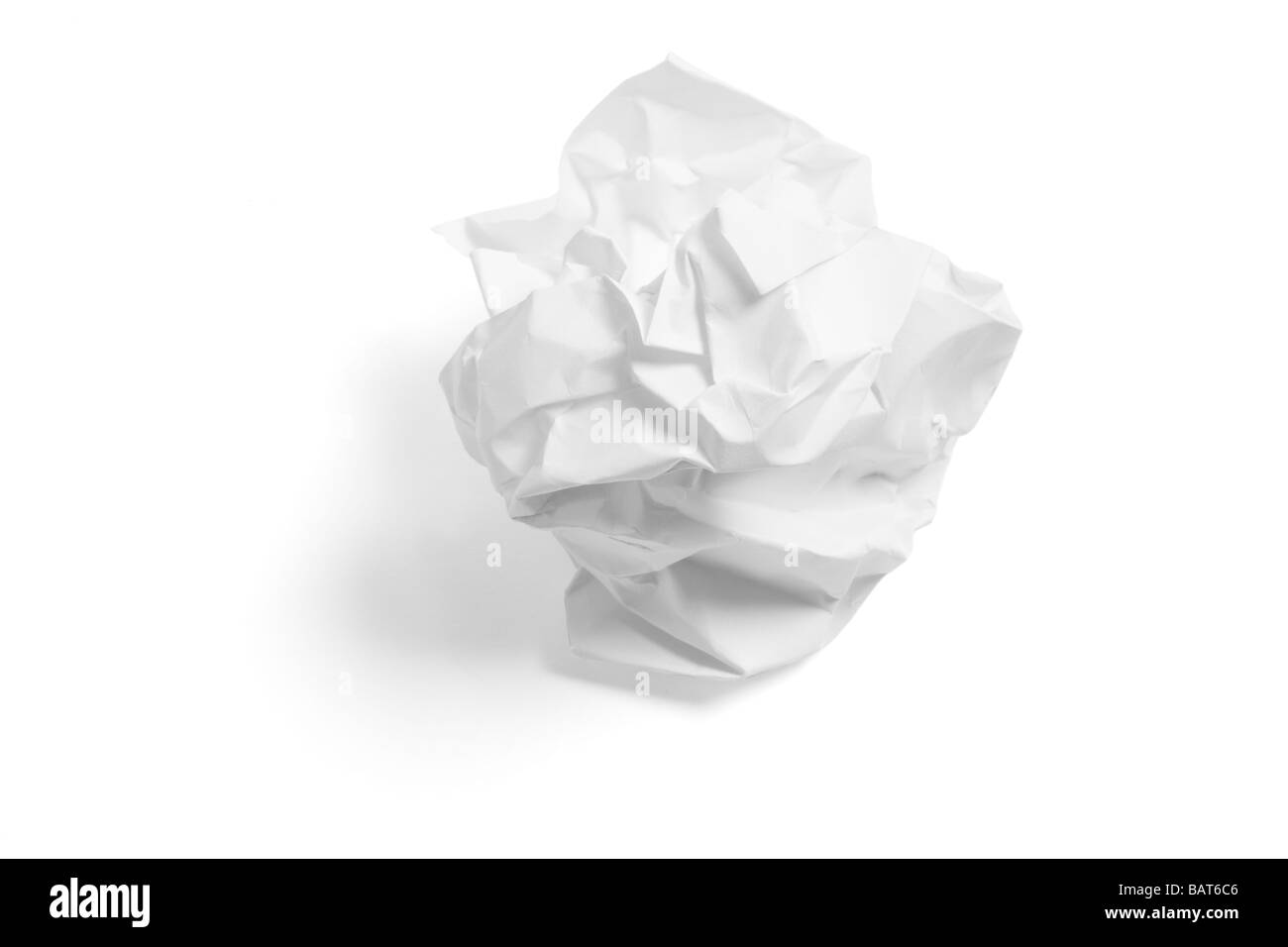Crumpled paper ball waste hi-res stock photography and images - Alamy