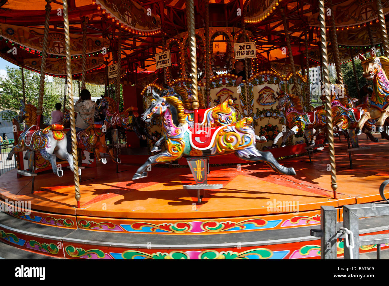 Old Fashioned Merry Go Round High Resolution Stock Photography and ...