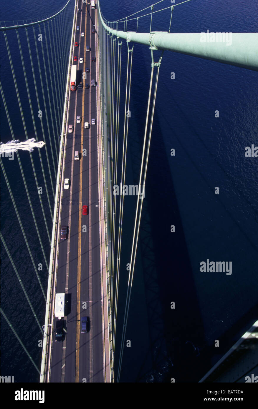 On Top of the Narrows Bridge Puget Sound Tacoma Washington USA Stock ...