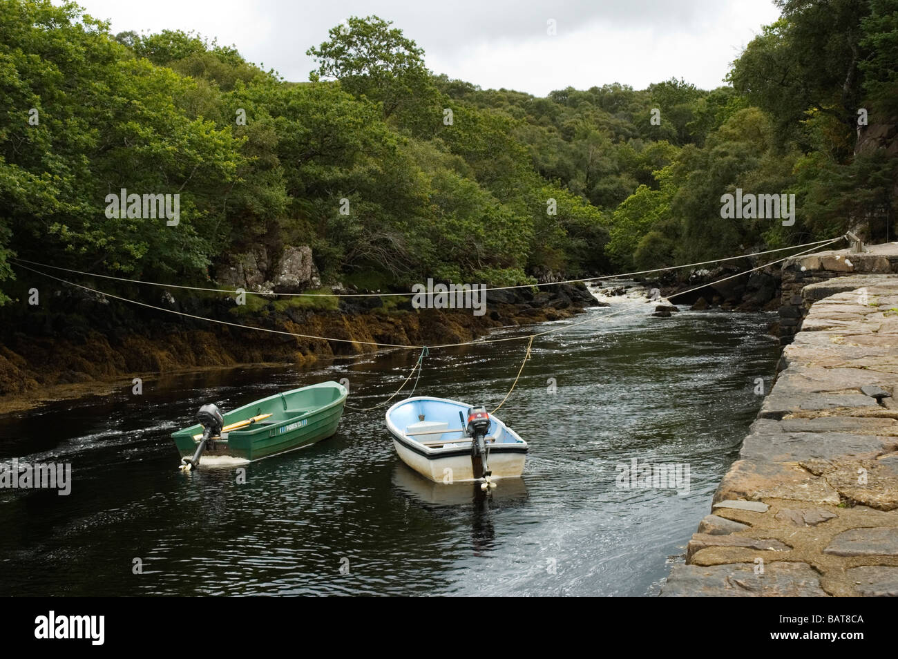 Badachro harbour quay scotland hi-res stock photography and images - Alamy
