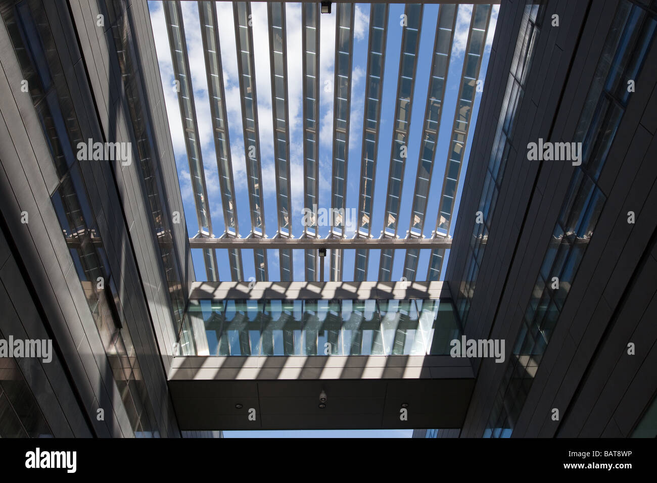 Solar panels on Alan Turing Building, University of Manchester, UK ...