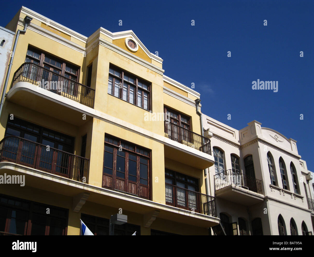Reconstructed old buildings built in the Eclectic architecture style in ...