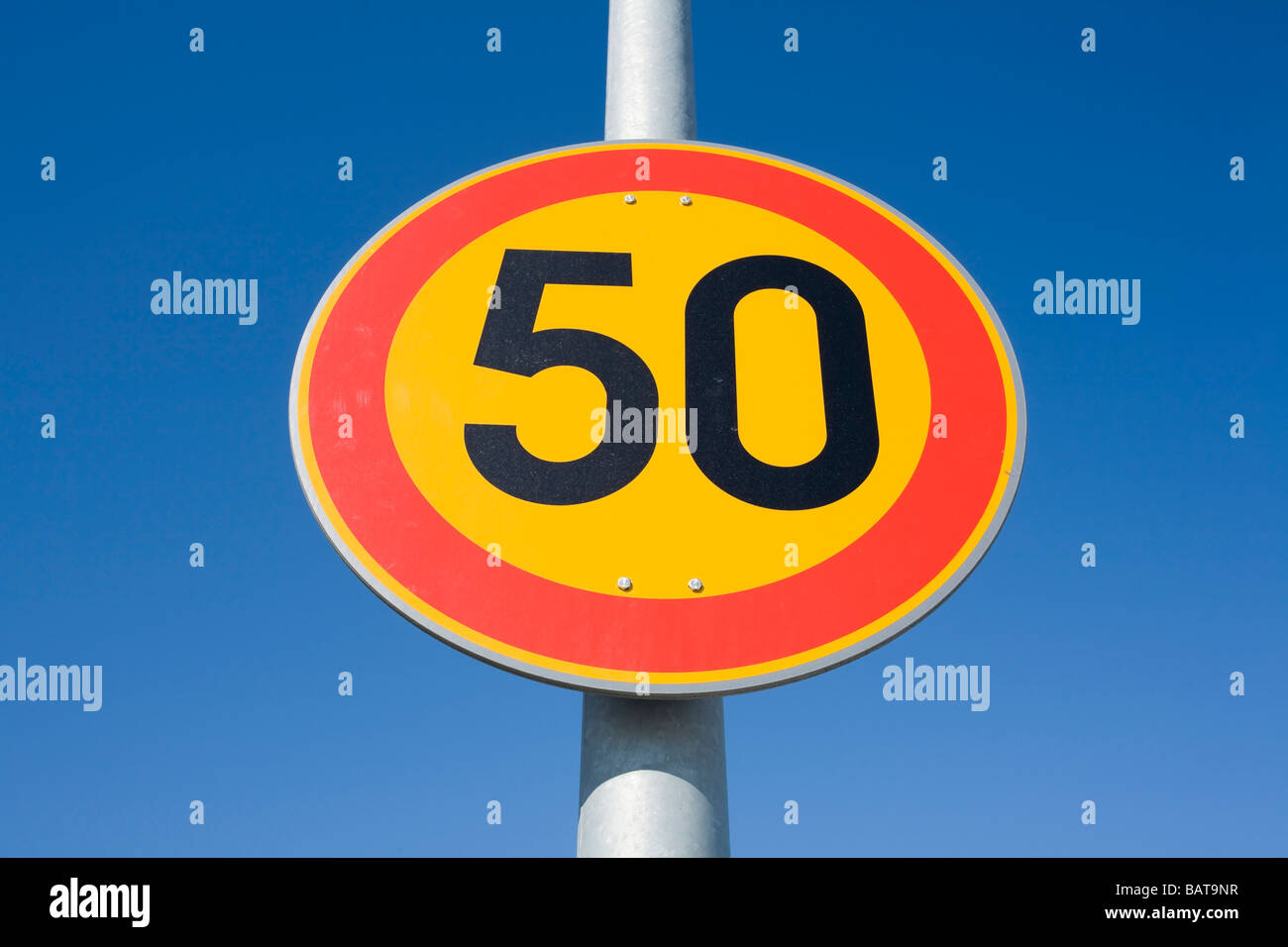 Speed limit 50 hi-res stock photography and images - Alamy
