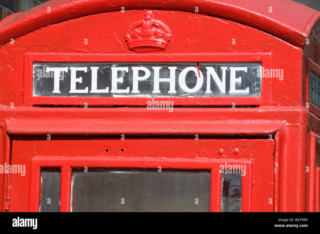Red Telephone Box At Railway Station High Resolution Stock Photography ...