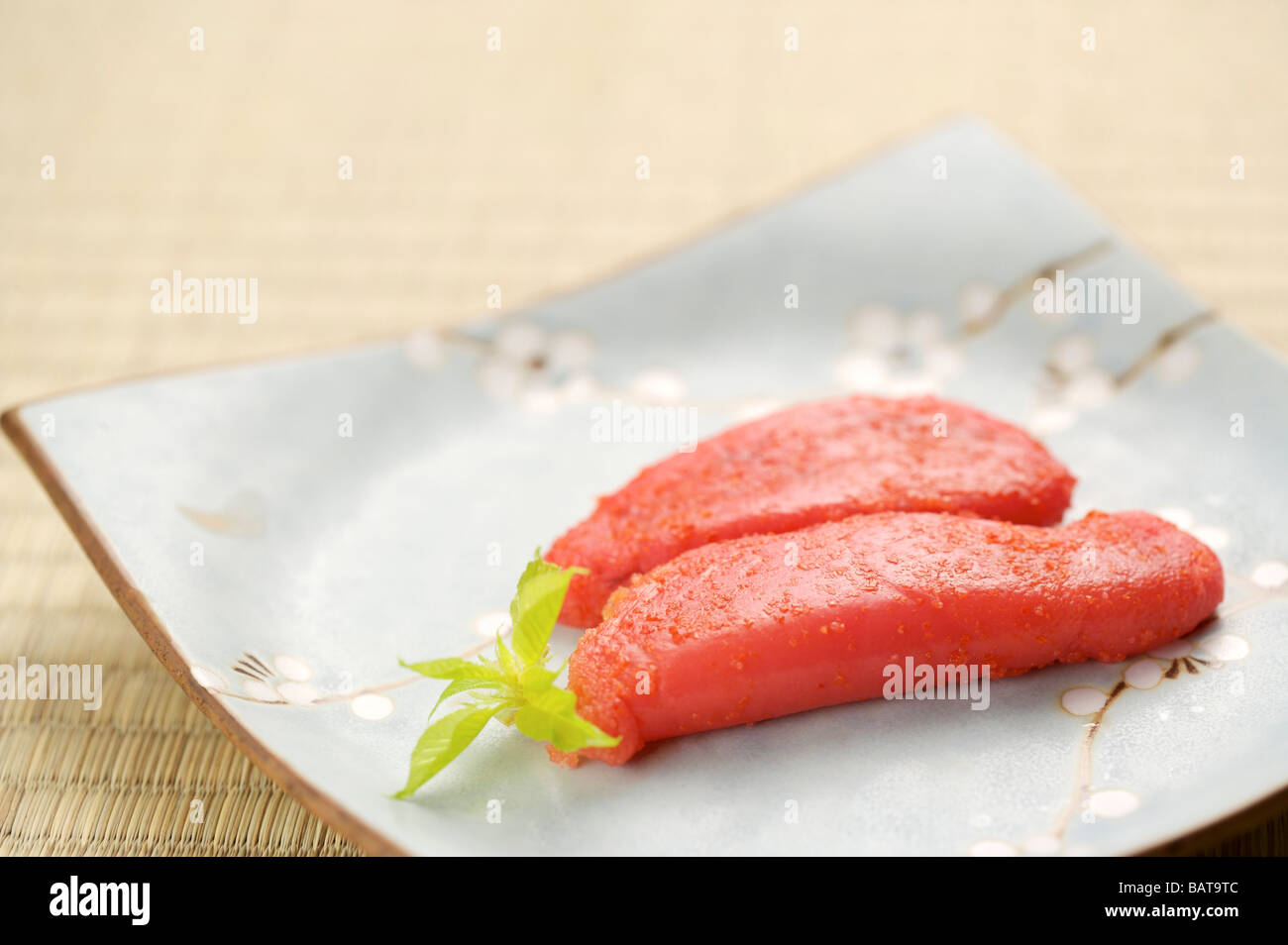 Marinated roe of pollack mentaiko Stock Photo - Alamy