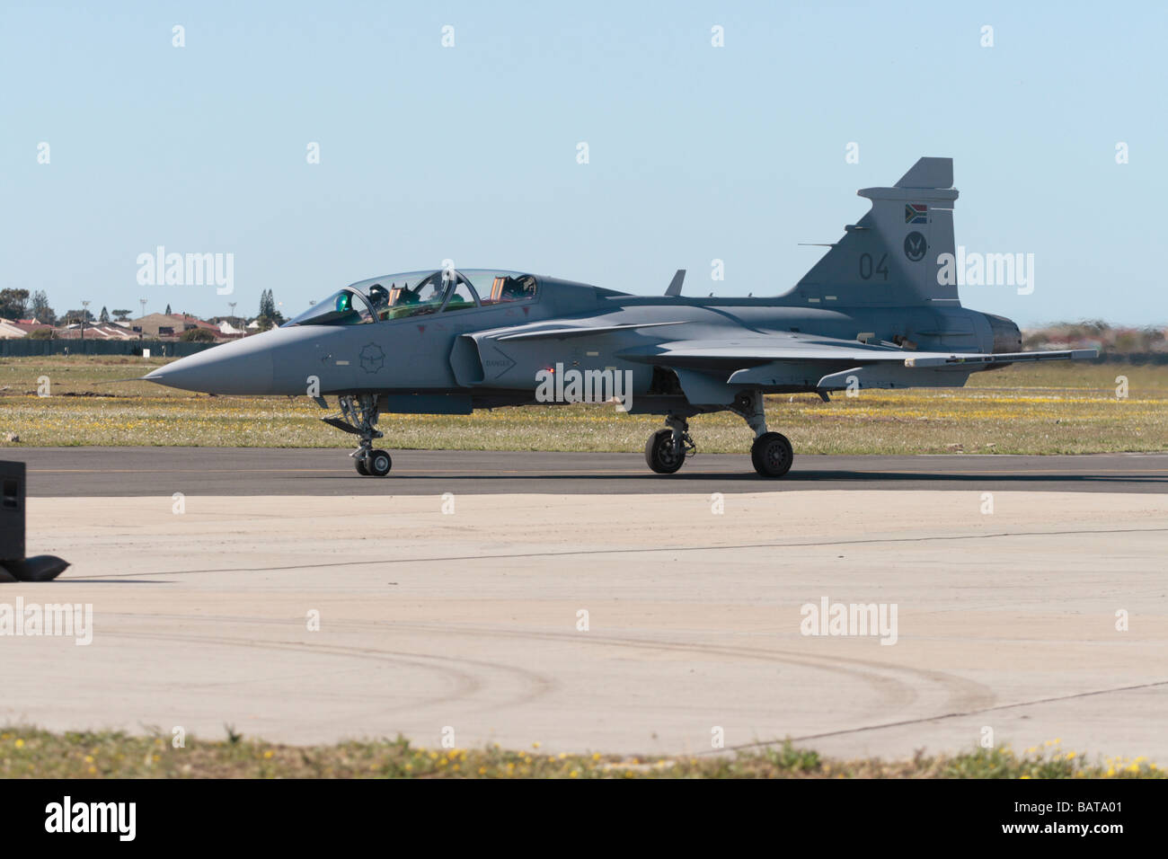 SAAB Gripen JAS 39D SAAF South African Air Force advanced light fighter ...