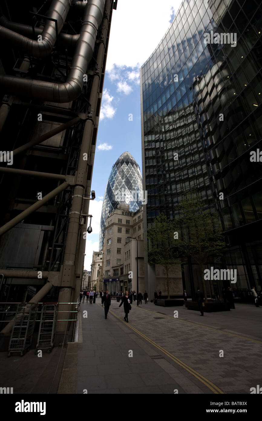 gherkin in the city of London Stock Photo - Alamy