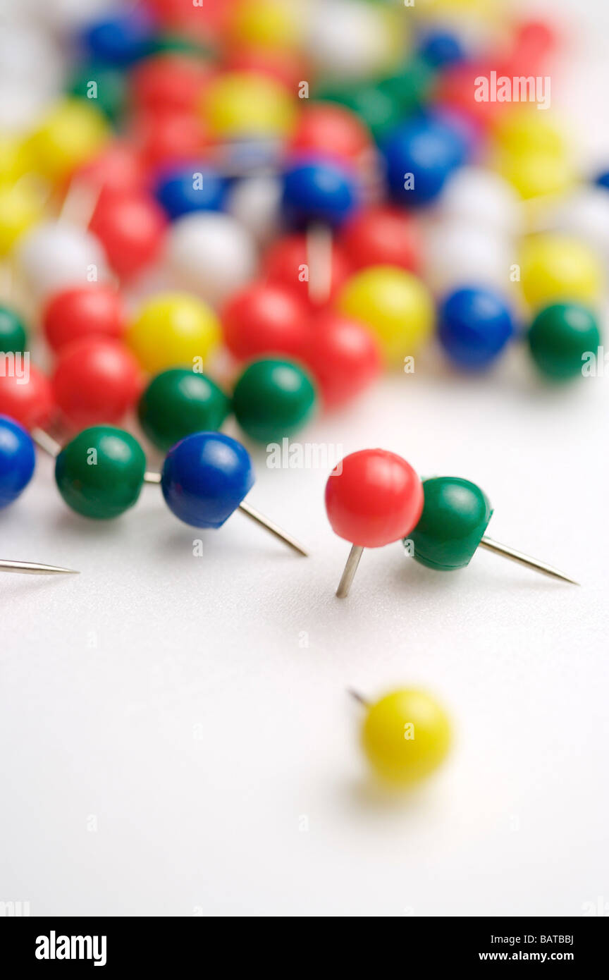Pins close up Stock Photo - Alamy