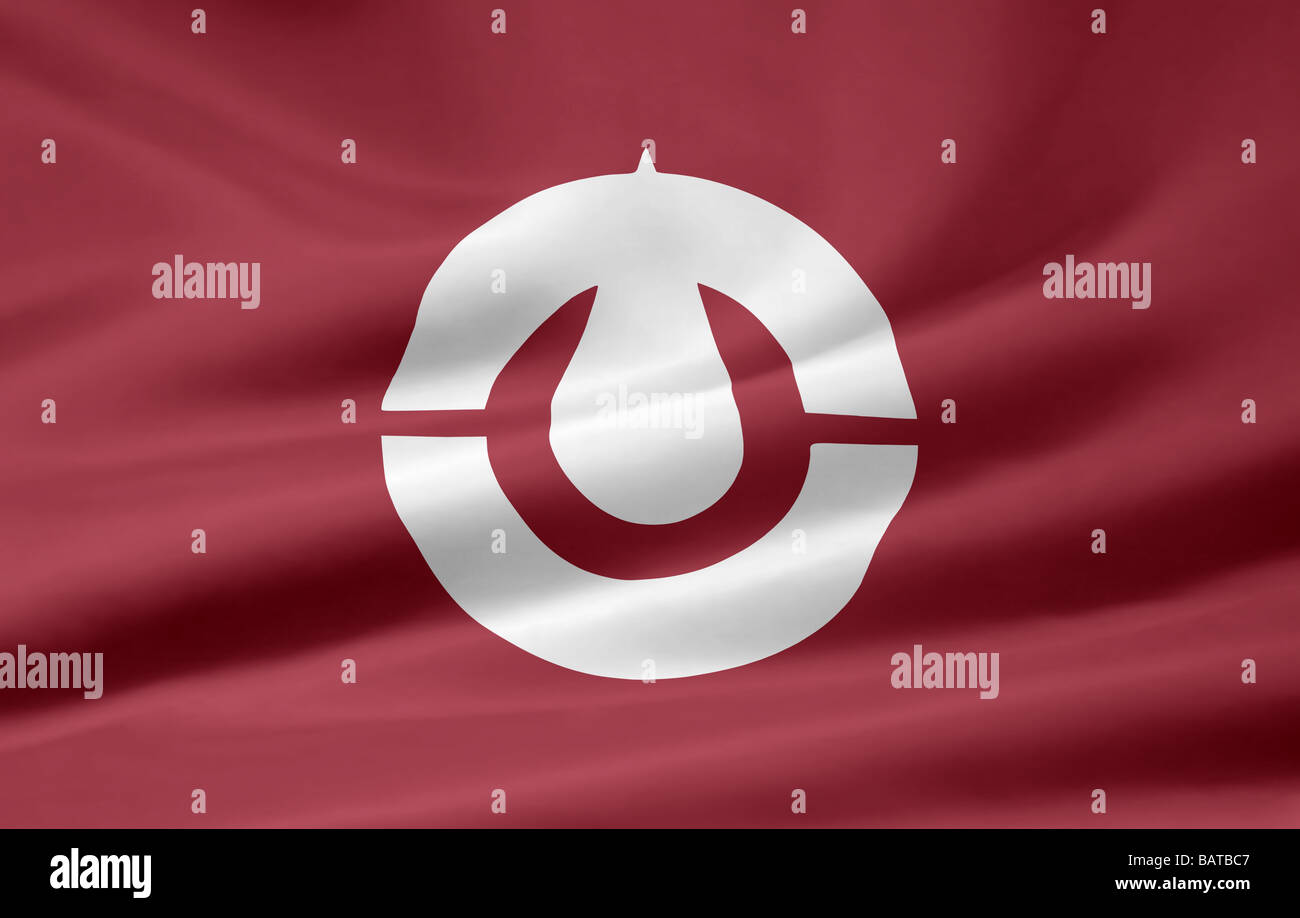 High resolution flag of the japanese province of Kochi Stock Photo - Alamy