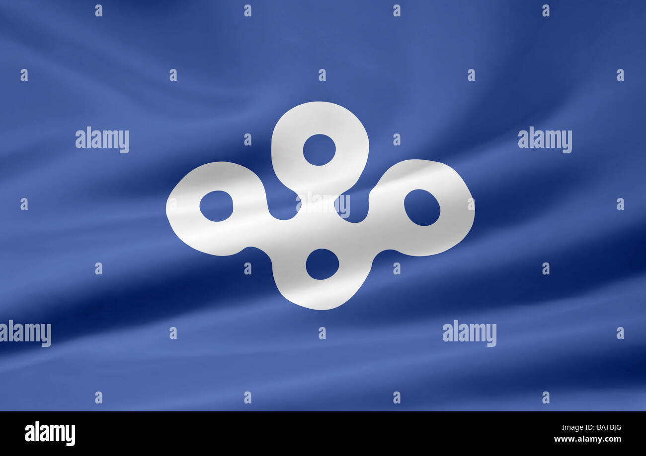 High resolution flag of the japanese province of Osaka Stock Photo - Alamy