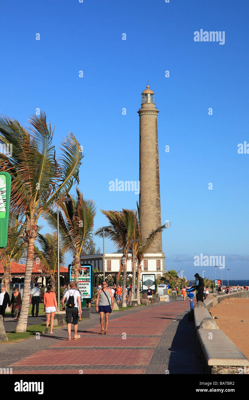 Promenade in Maspalomas Gran Canaria Spain Europe Stock Photo - Alamy