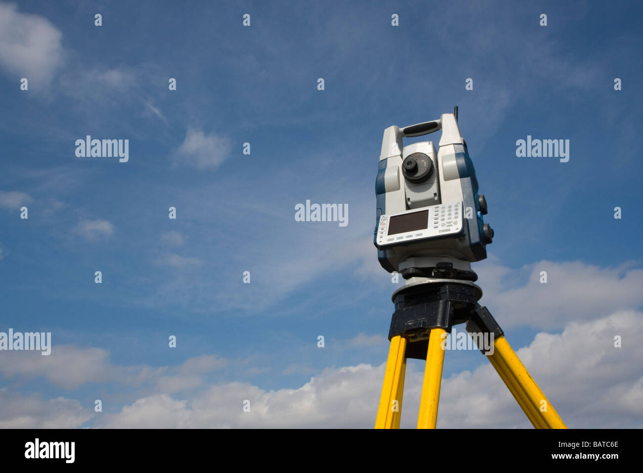 Robotic station ready for surveying Stock Photo - Alamy