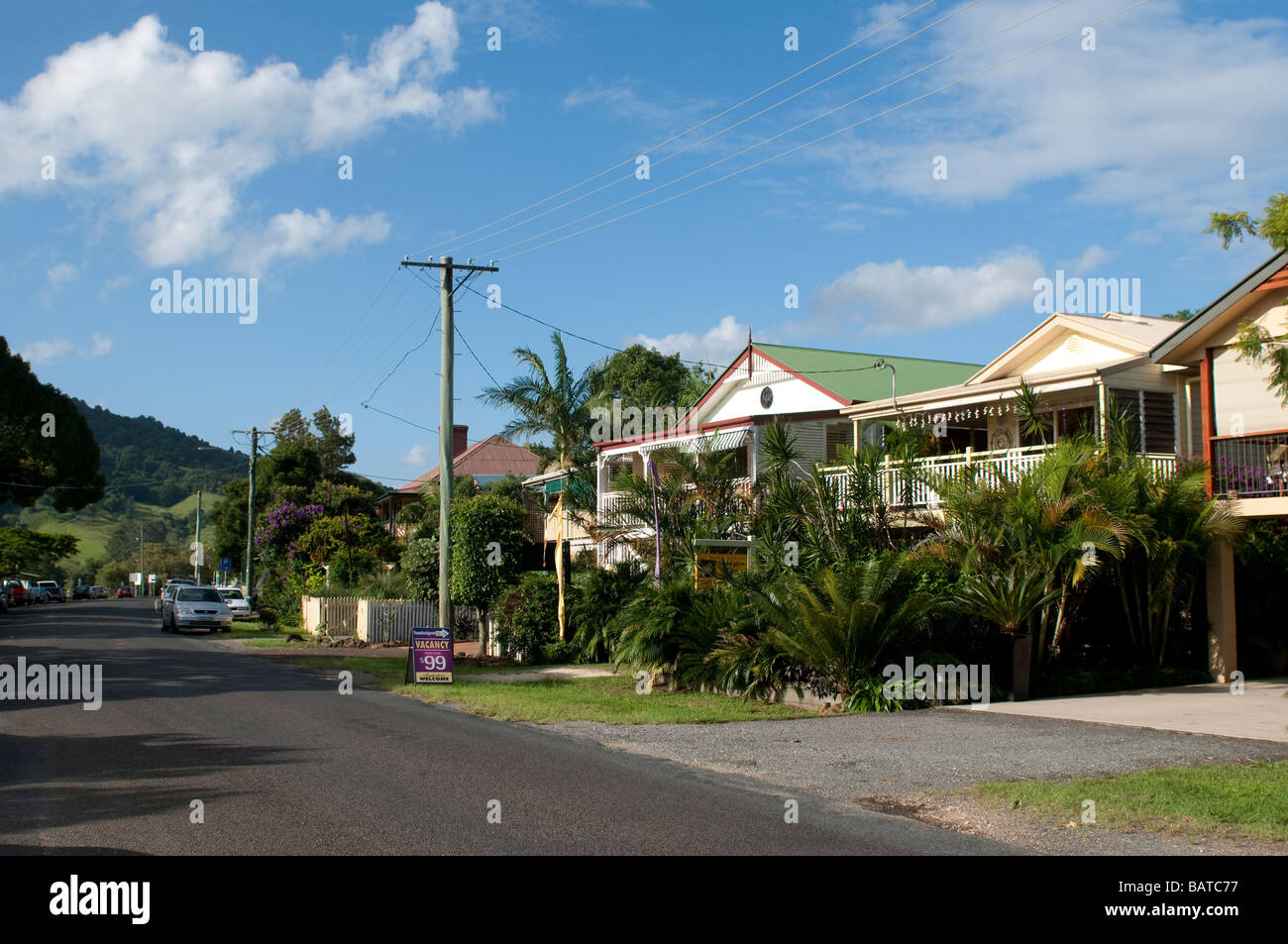 Village in Tweed Valley NSW Australia Stock Photo - Alamy