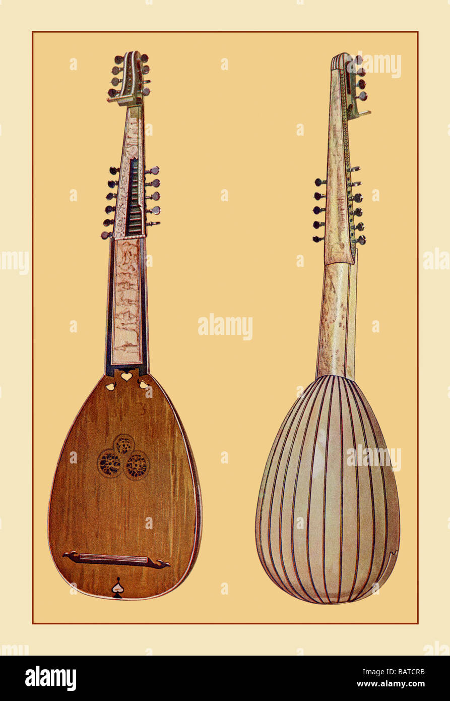 Theorbo lute hi-res stock photography and images - Alamy