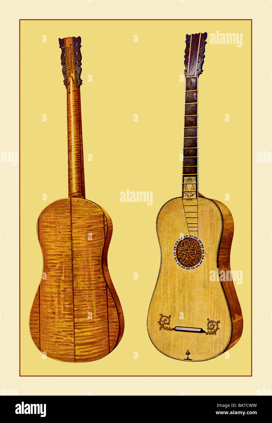 Guitar by Antonius Stradivarius Stock Photo - Alamy