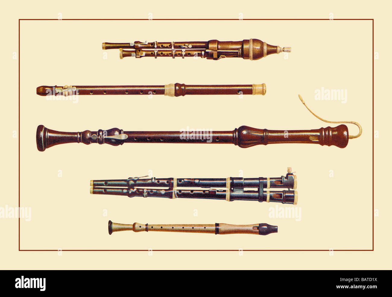 Double flutes hi-res stock photography and images - Alamy