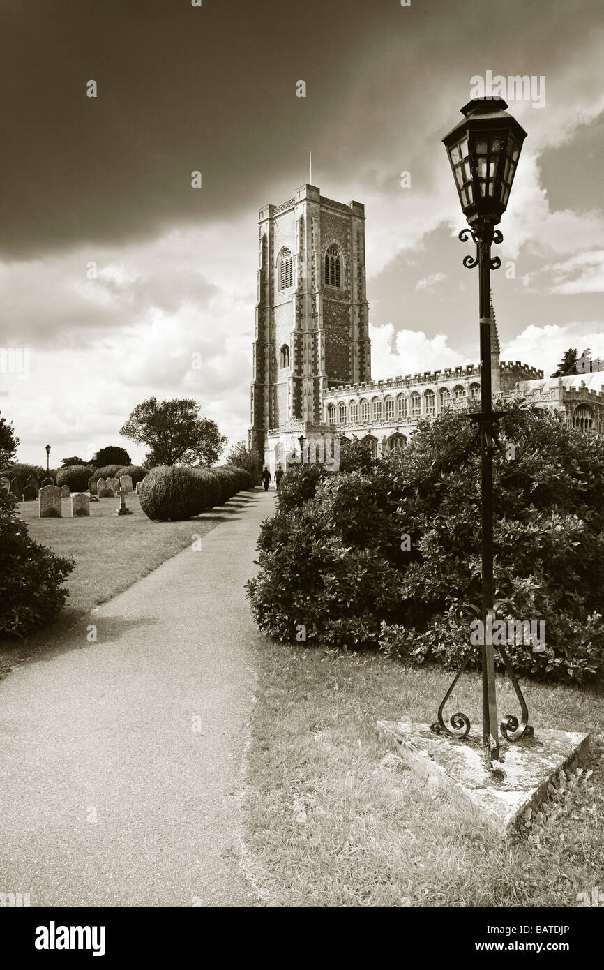 Lavenham Church, St Peter and St Paul's, Sudbury, Suffolk, UK Stock ...