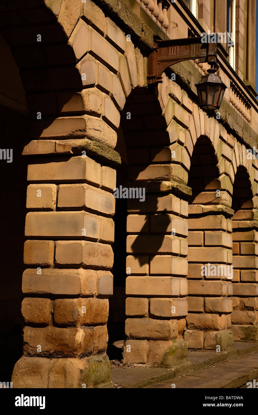 Outside light on wall Stock Photo - Alamy