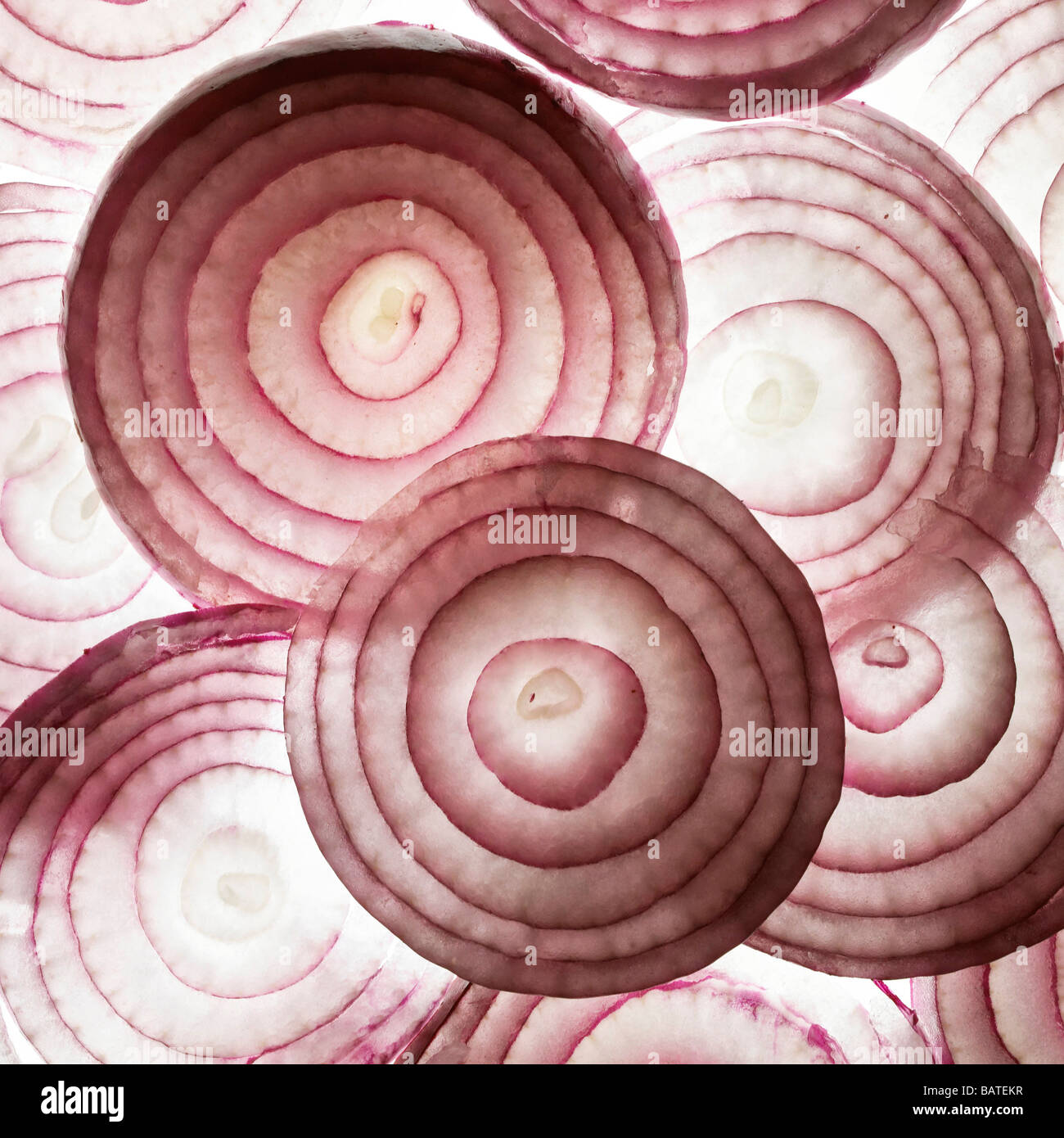 Red onion slices Stock Photo - Alamy