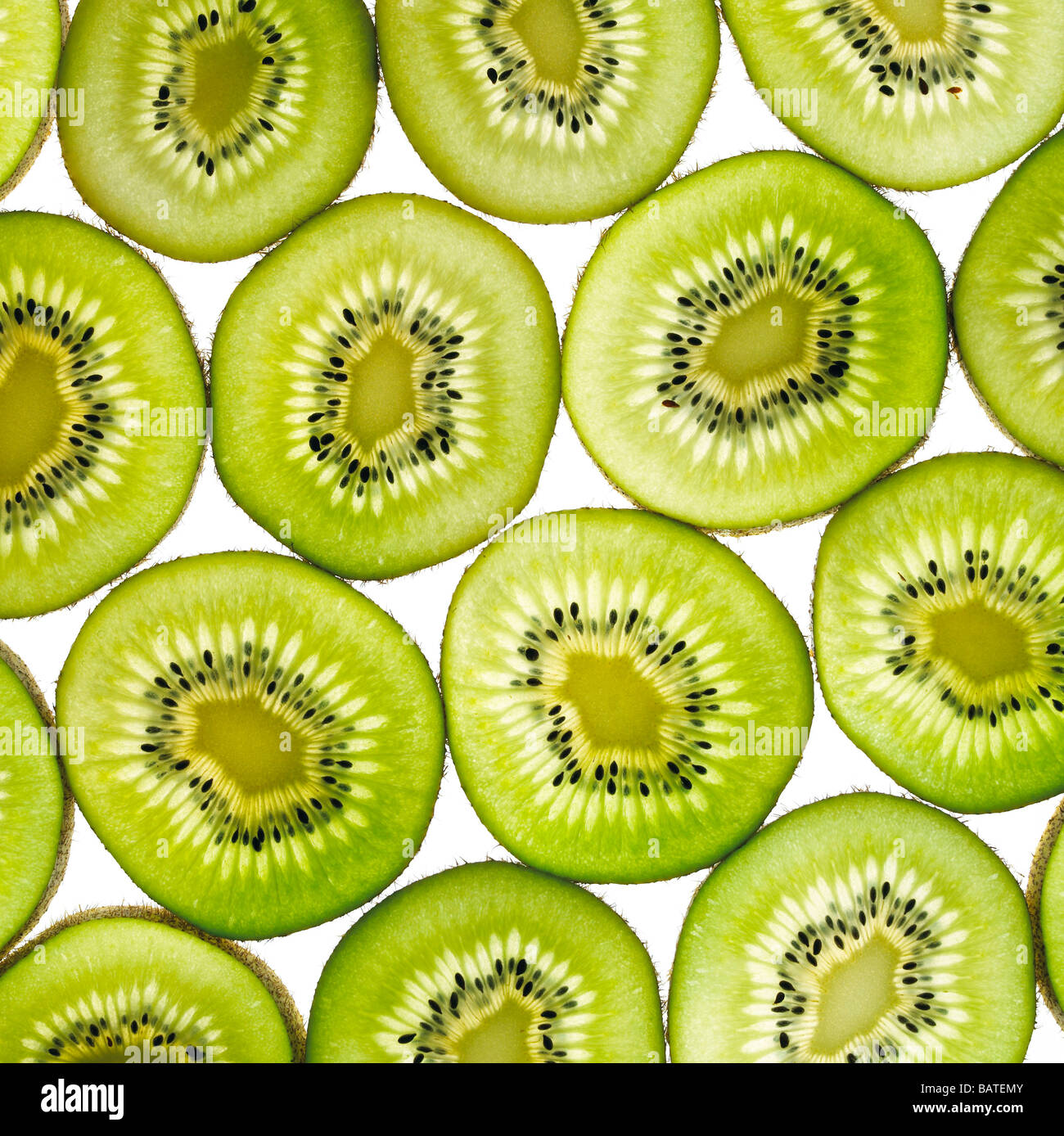 Kiwi fruit inside seeds close hi-res stock photography and images - Alamy