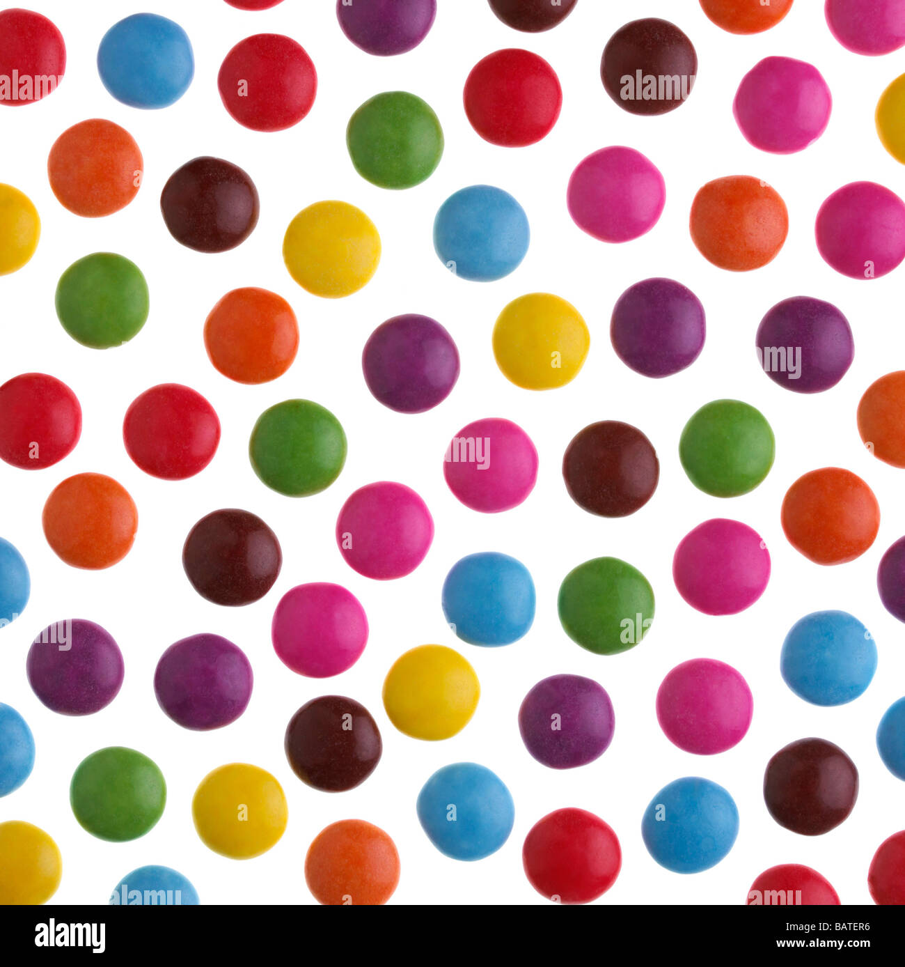 Row of coloured sweets hi-res stock photography and images - Alamy
