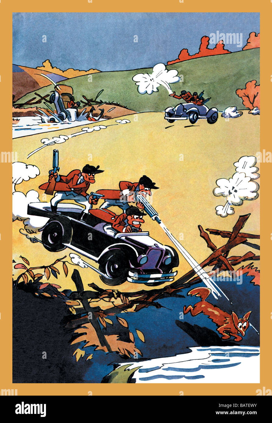 Fox on the Run Stock Photo - Alamy