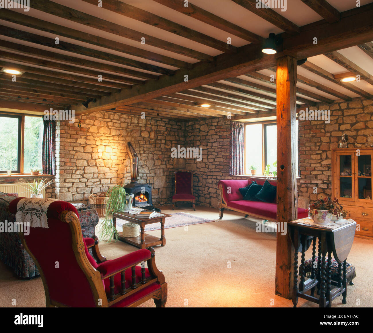House interior, living room Stock Photo - Alamy