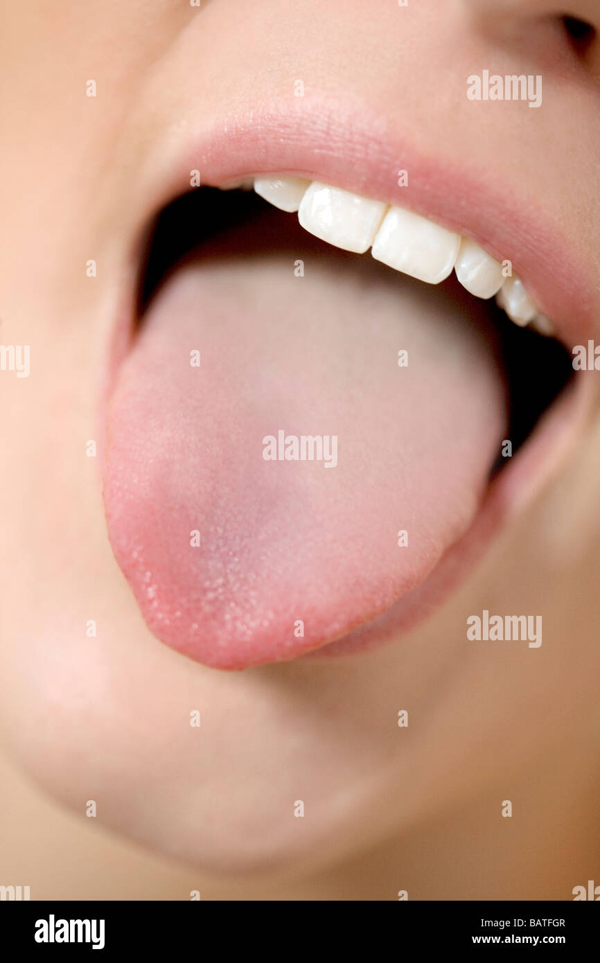 Womans tongue hi-res stock photography and images - Alamy