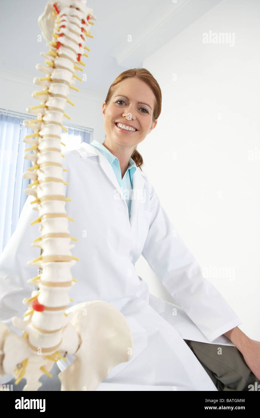 Happy chiropractor woman neurology hi-res stock photography and images ...