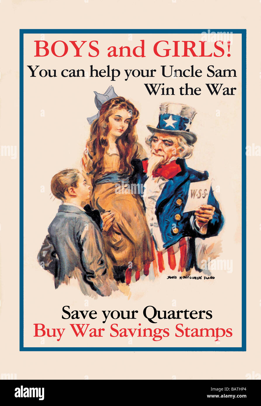 Uncle Sam - Boys and Girls! Stock Photo - Alamy