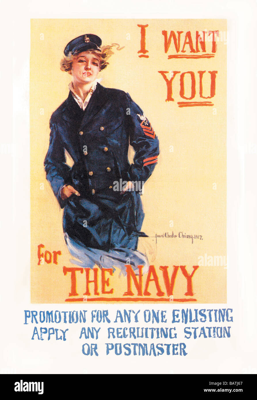 I Want You for the Navy Stock Photo - Alamy