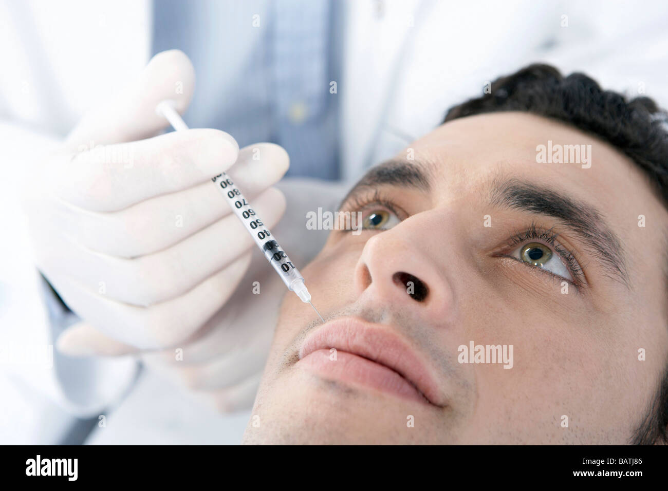 Male patient having upper hi-res stock photography and images - Alamy