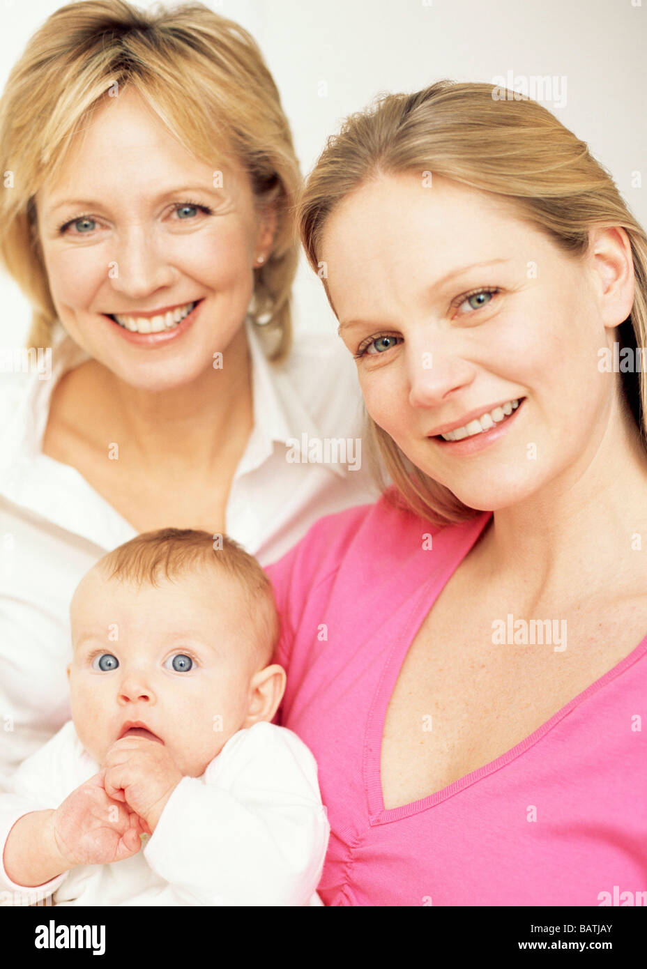 Family generations. Three generations of women from one family Stock ...