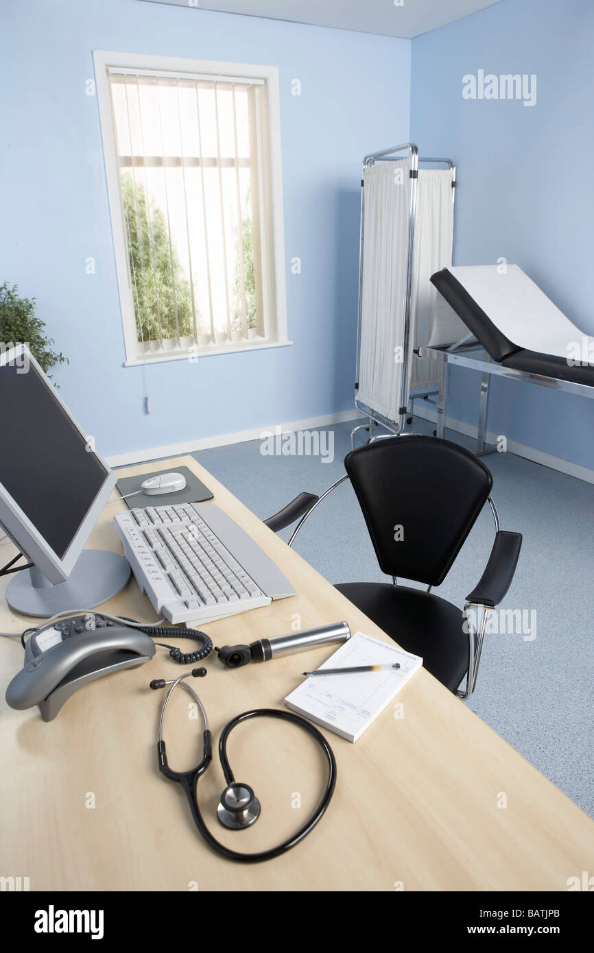 Consultation room in a general practice Stock Photo - Alamy