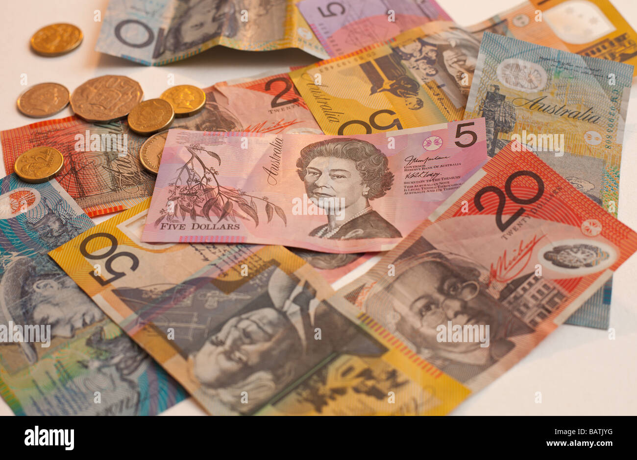 Australian ten dollar note hi-res stock photography and images - Alamy