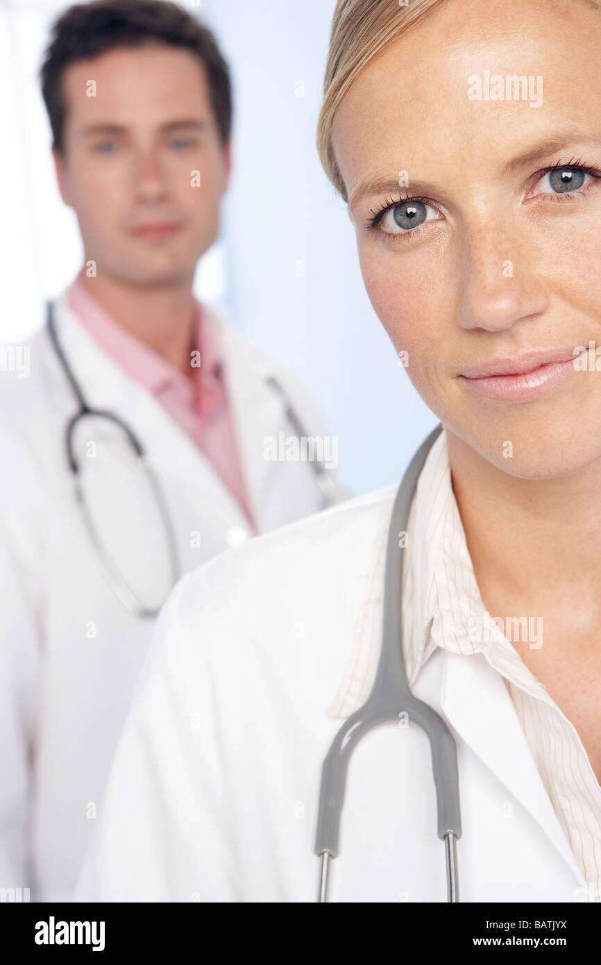 Close up two doctors woman hi-res stock photography and images - Alamy