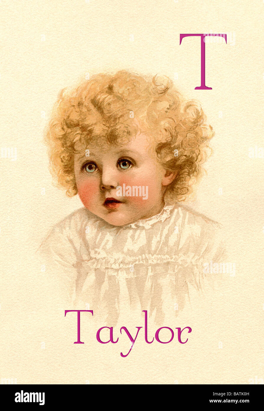T for Taylor Stock Photo - Alamy