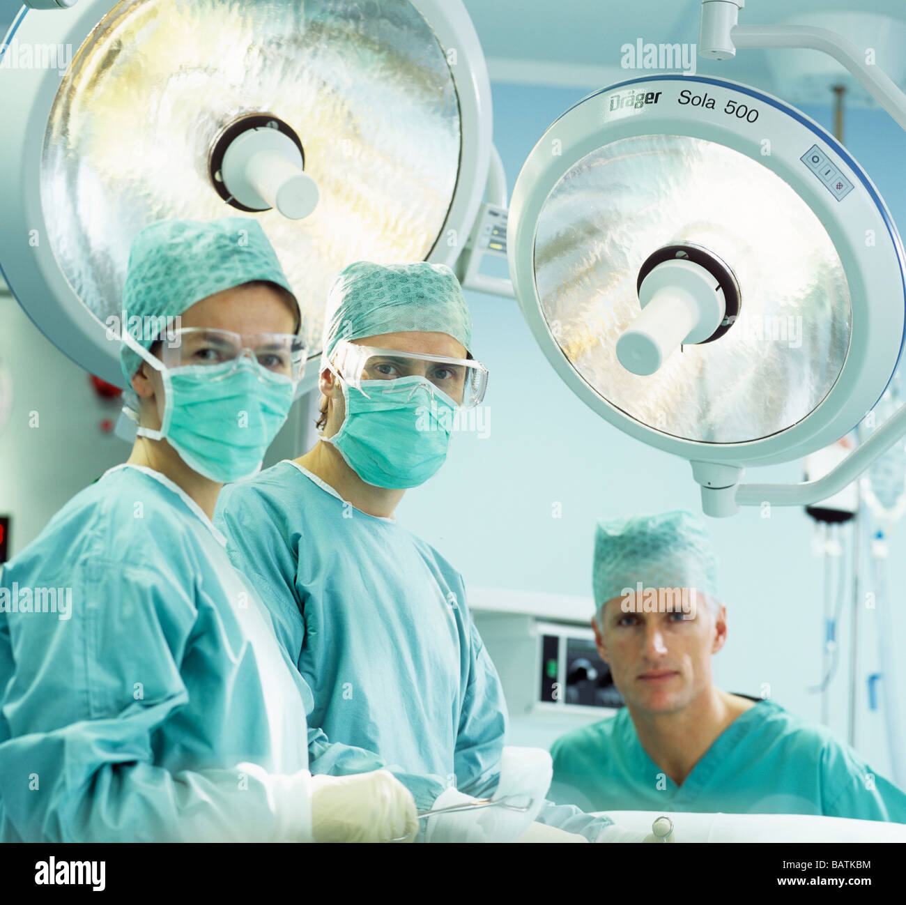 Hospital Surgeon Scrubs Team Eyewear High Resolution Stock Photography ...