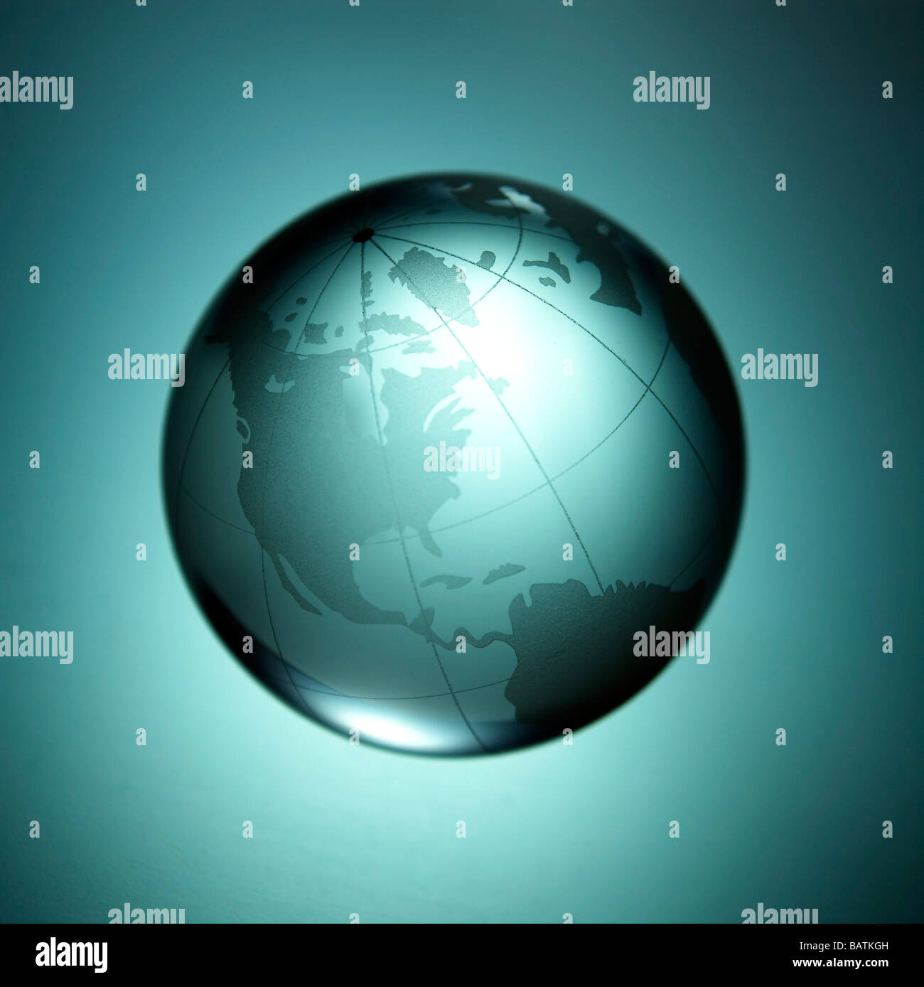 Earth globe northern hemisphere hi-res stock photography and images - Alamy