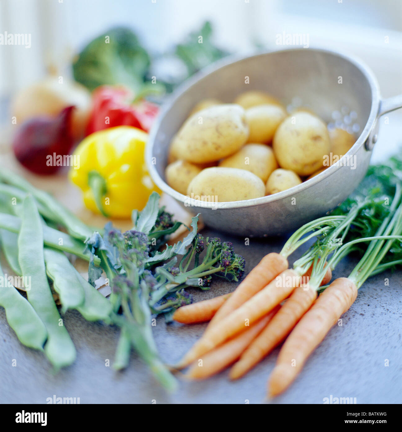 Assorted vegetables. These are an essential part of a healthy diet ...