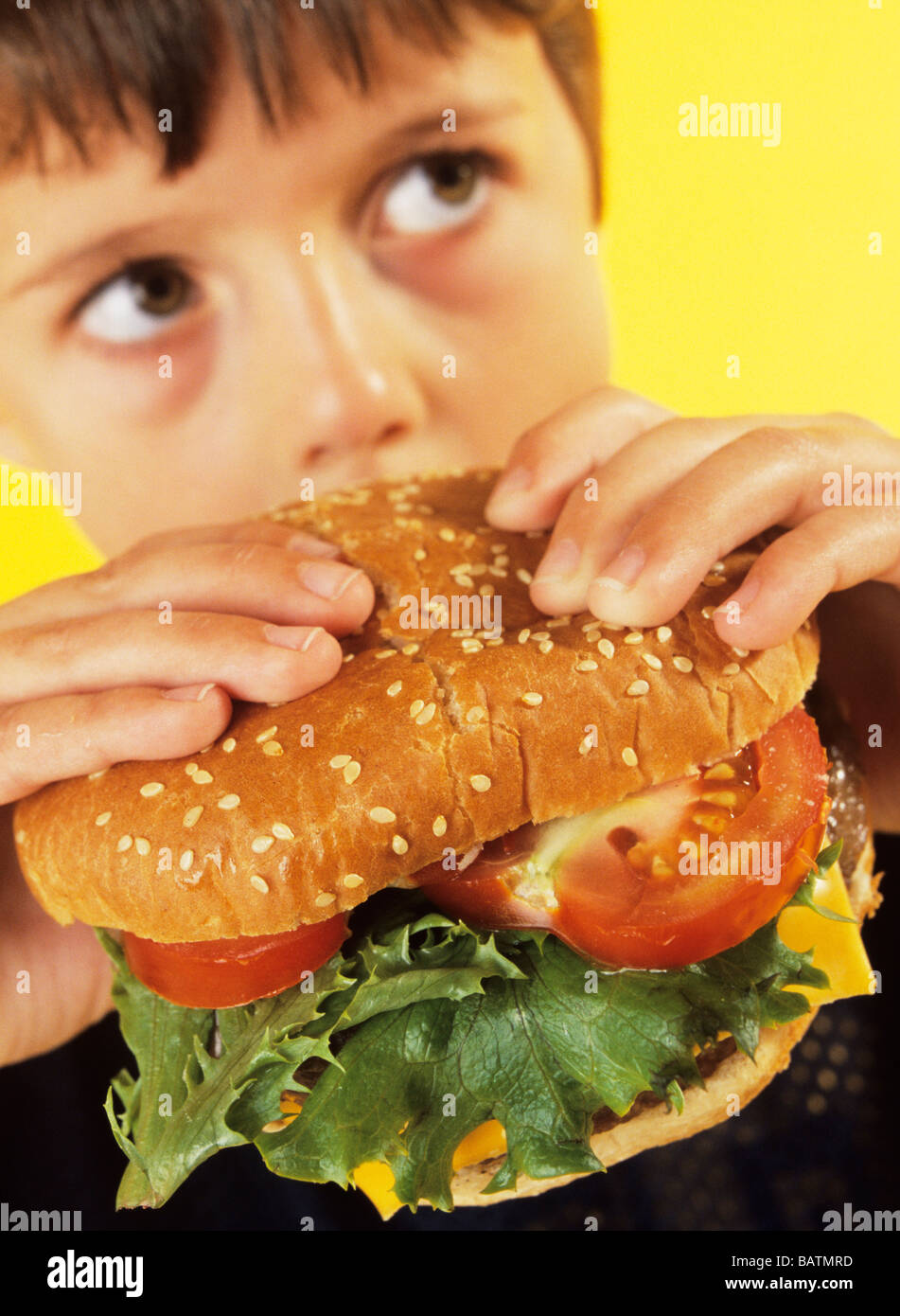 Boyeating hi-res stock photography and images - Alamy