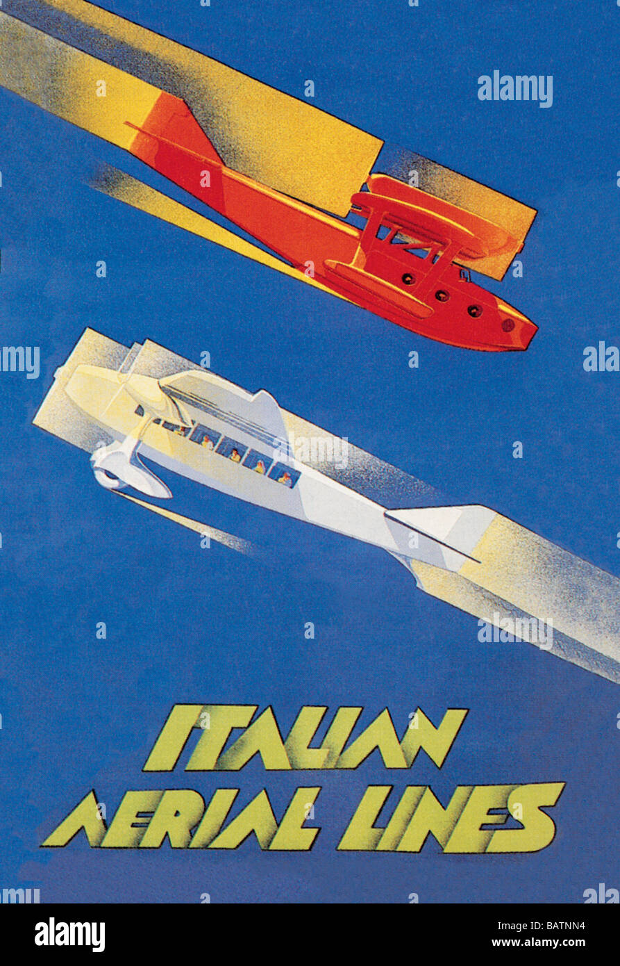 Italian Aerial Lines Stock Photo - Alamy