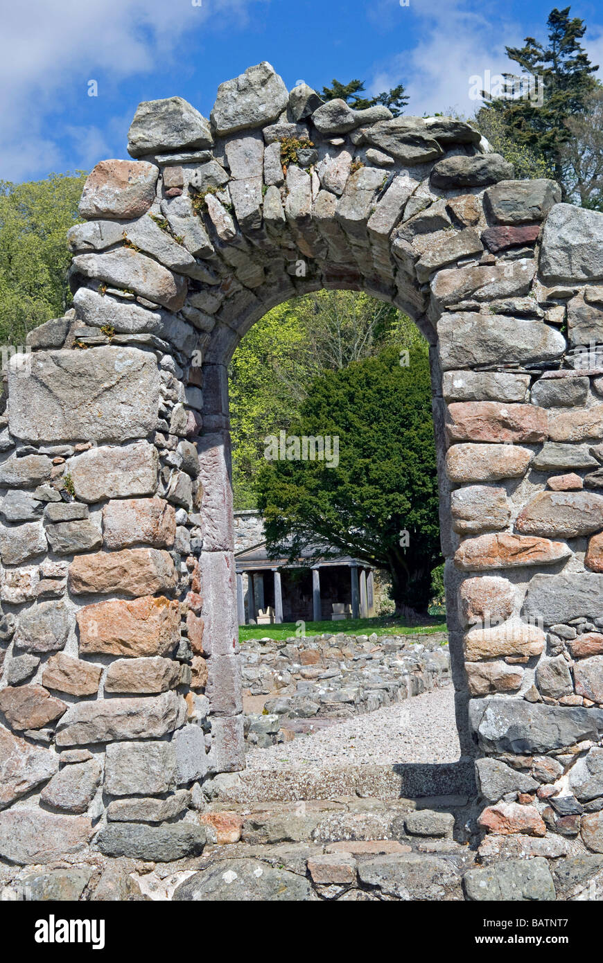 A doorway at Deer Abbey, North-East Scotland Stock Photo - Alamy