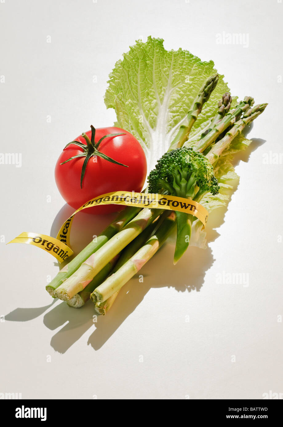 Bunch of organically grown vegetables wrapped with tape Stock Photo - Alamy Bunch of organically grown vegetables wrapped with tape Stock Photo - Alamy